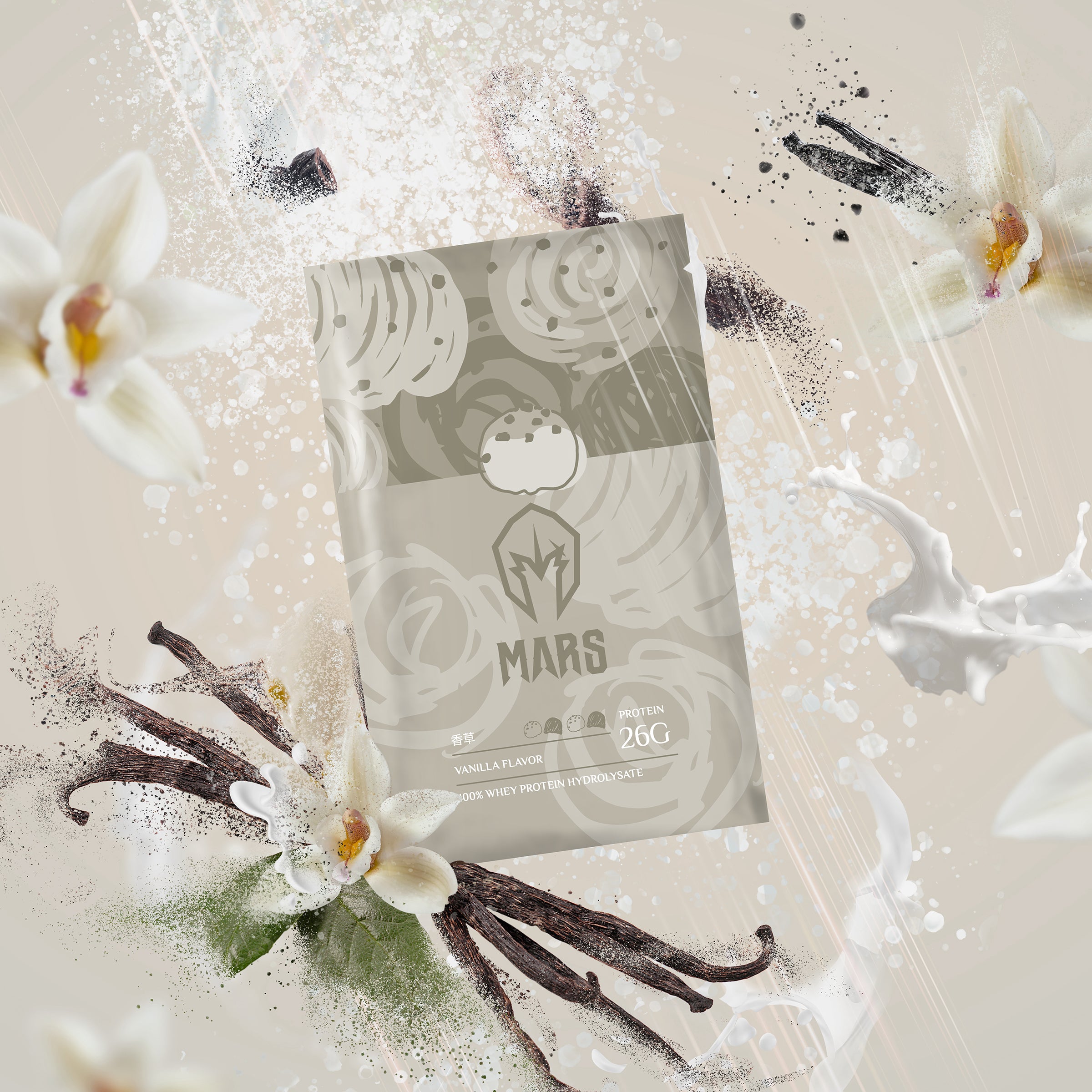 MARS - Vanilla Flavor Whey Protein (HYDROLYSATE) – Mars Whey Protein